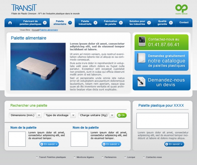 Créer un site vitrine industriel