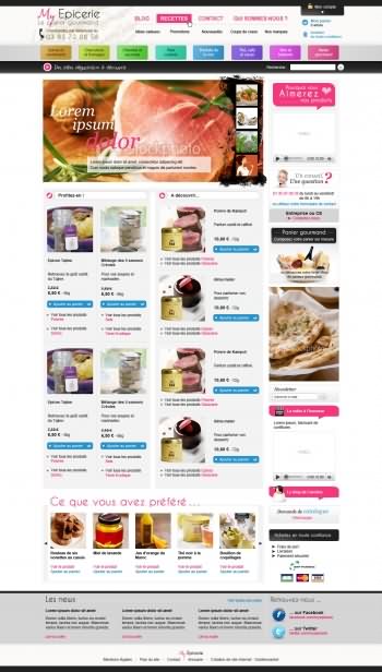 Vente de produits d'épicerie en ligne